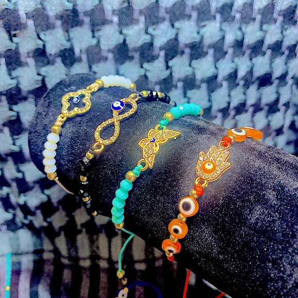 Jewelry | 4 Bracelets Assorted Colors | Poshmark